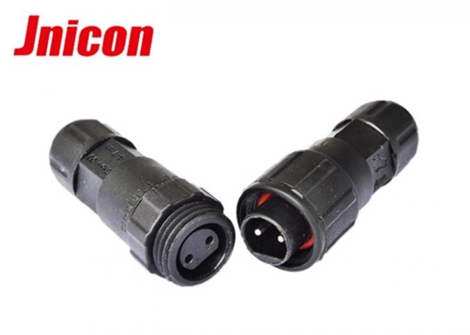 Plastic Waterproof Circular Connectors 300V 10A Copper Alloy Contact Pin
