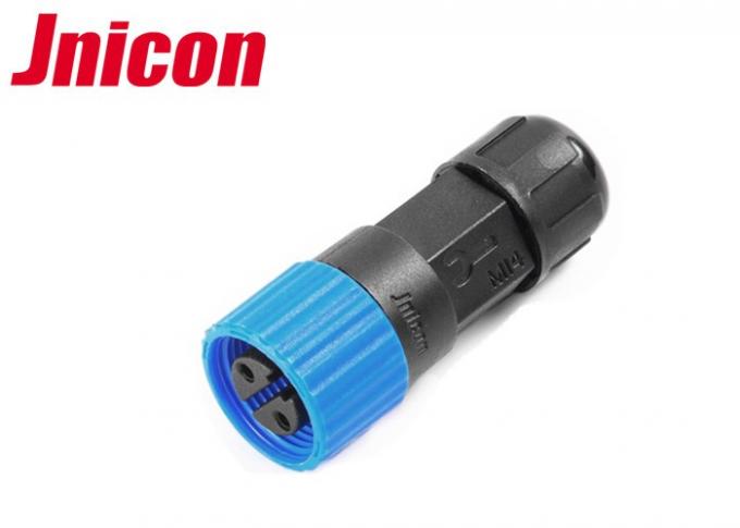 Electrical Waterproof 2 Pin Circular Connector Male Female For LED Lighting