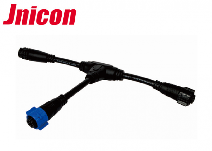 Cable 3 Way Waterproof Connector Male Female For Communication / Power ...