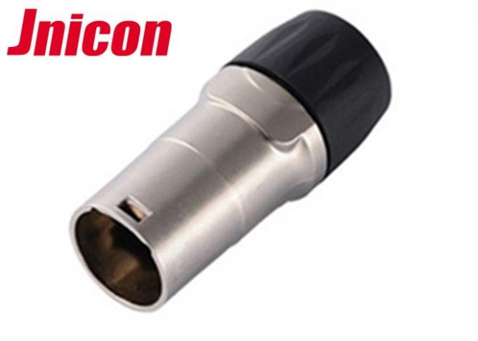 Waterproof IP44 / IP65 RJ45 Connector , 8 Pin RJ45 Watertight Ethernet ...