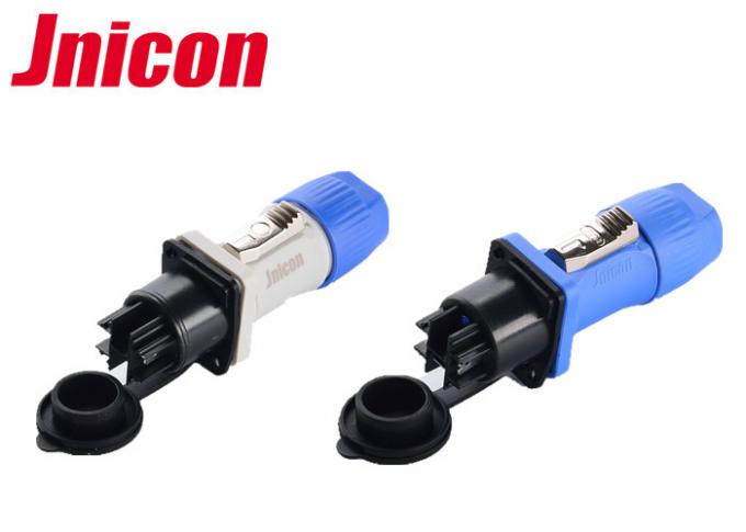 3 Pin PowerCon IP65 Waterproof Power Connector Male Female 20A For LED ...