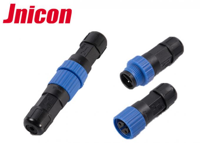 LED Lighting Waterproof Power Connector 2 Pin Male Female Screw Locking ...