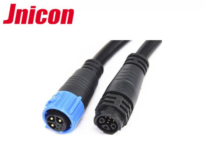 M19 3+5 Multi Pin IP67 Panel Mount Connector 15A+5A Circular Push Lock ...