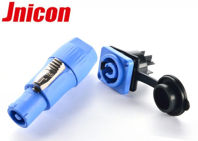 Outdoor Waterproof Plug Socket , 3 Pole Waterproof Connector Plug With ...