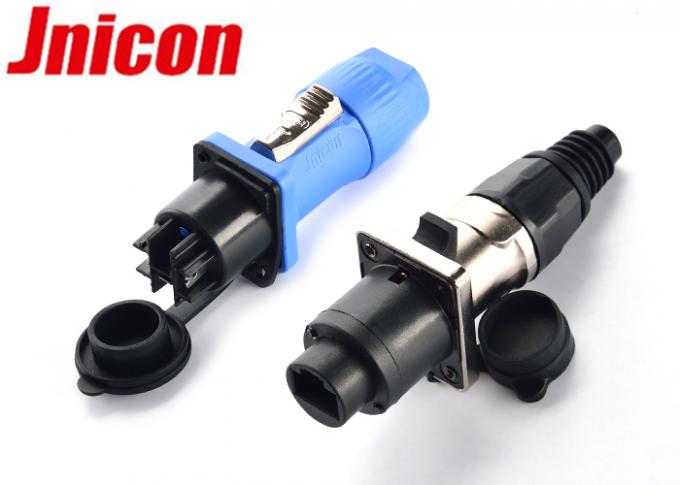 Jnicon Watertight RJ45 Connector With Dust Cap For Ethernet LED Cabinet