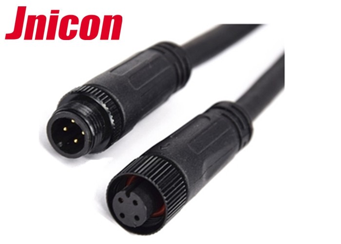 Screw Type Waterproof Male Female Connector , Dustproof Metal Circular ...