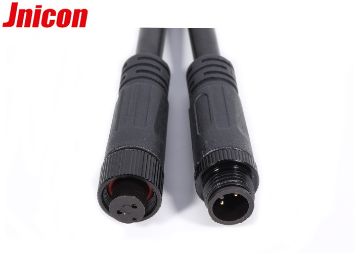 Smaller Size Waterproof Power Connector , Outdoor Waterproof Power Cord