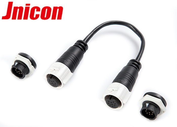 IP67 Signal Circular Push Pull Connectors 9 Pin Fire Safety Anti ...