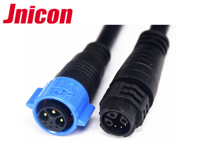Male Female Waterproof Circular Connectors OEM ODM Quick Lock For LED ...