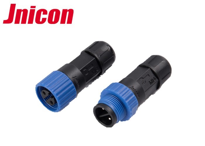 LED Lighting Waterproof Power Connector 2 Pin Male Female Screw Locking ...