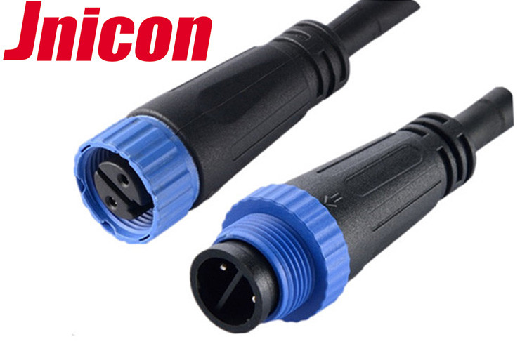 IP68 2 Pin Waterproof Connector LED , M15 Connector Male Female CSA ...