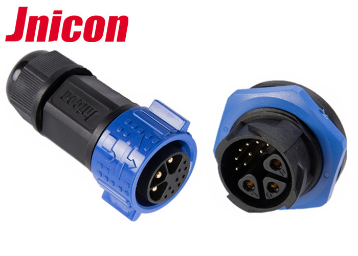 Jnicon Multi Pin Connectors Waterproof , Power / Signal 12 Pin ...