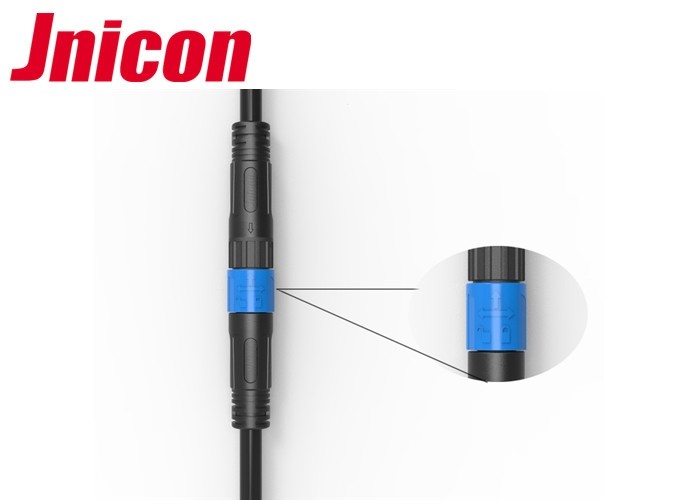 Push Lock Jnicon Waterproof M12 Connector IP67 Durable Impact Resistance