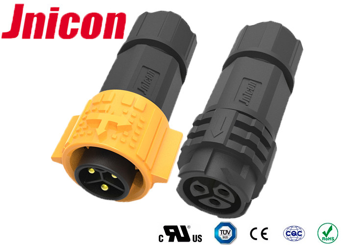 M19 Push Locking Waterproof Plastic Connector , Circular Power ...